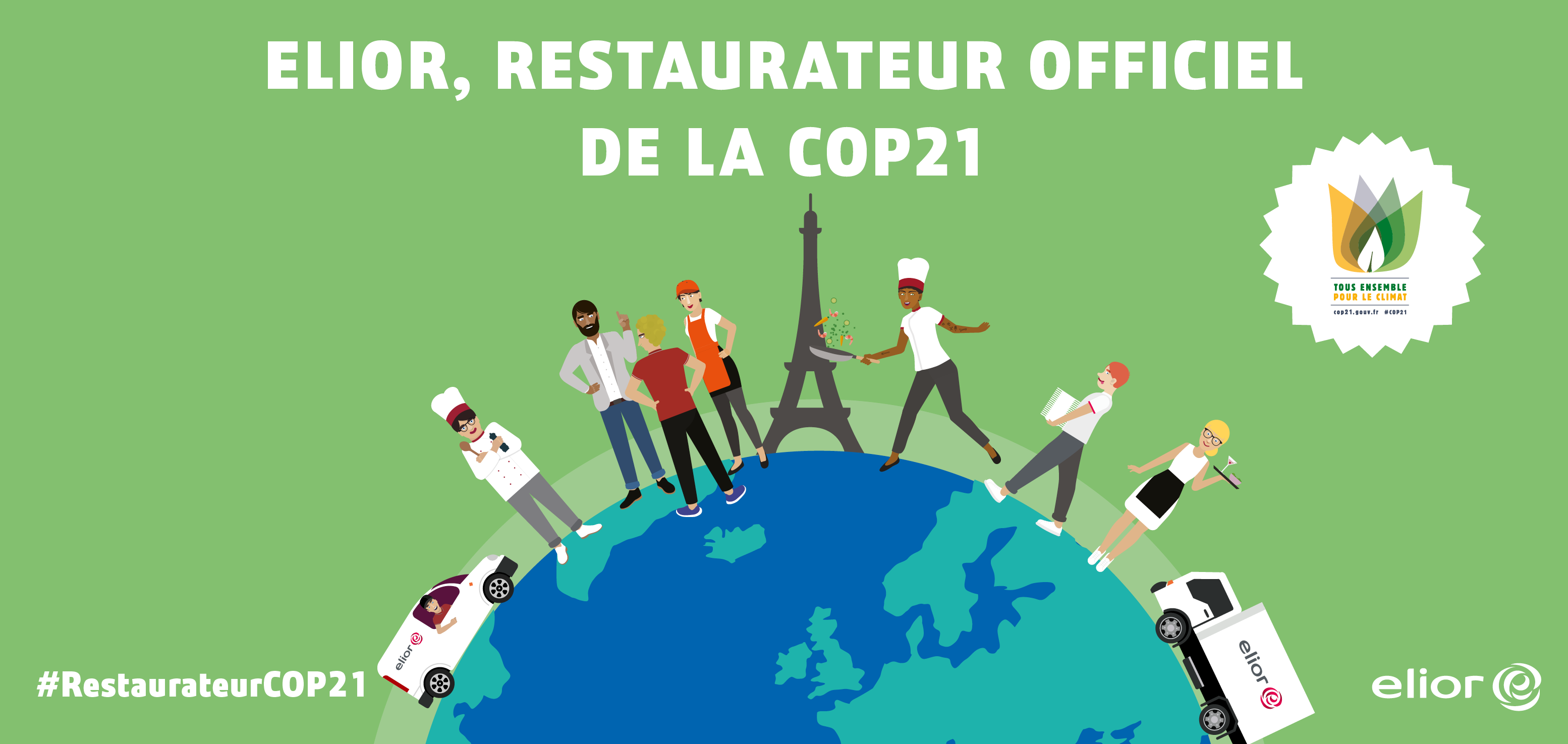 Elior, restaurateur officiel de la COP21